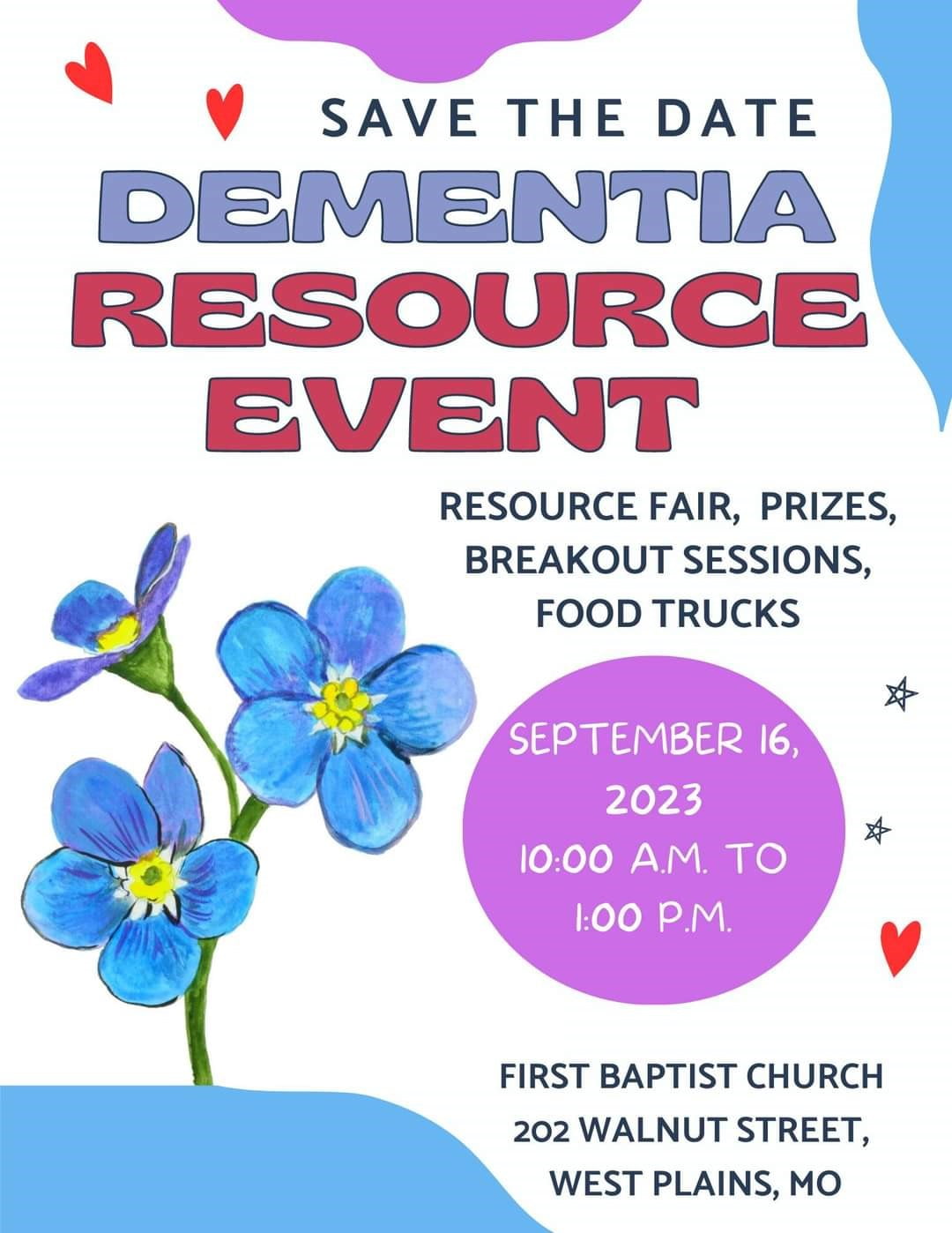 Dementia Resource Event - Explore West Plains